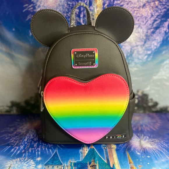 Disney | Bags | Disney Pride Collection Mickey Mouse Loungefly Mini ...